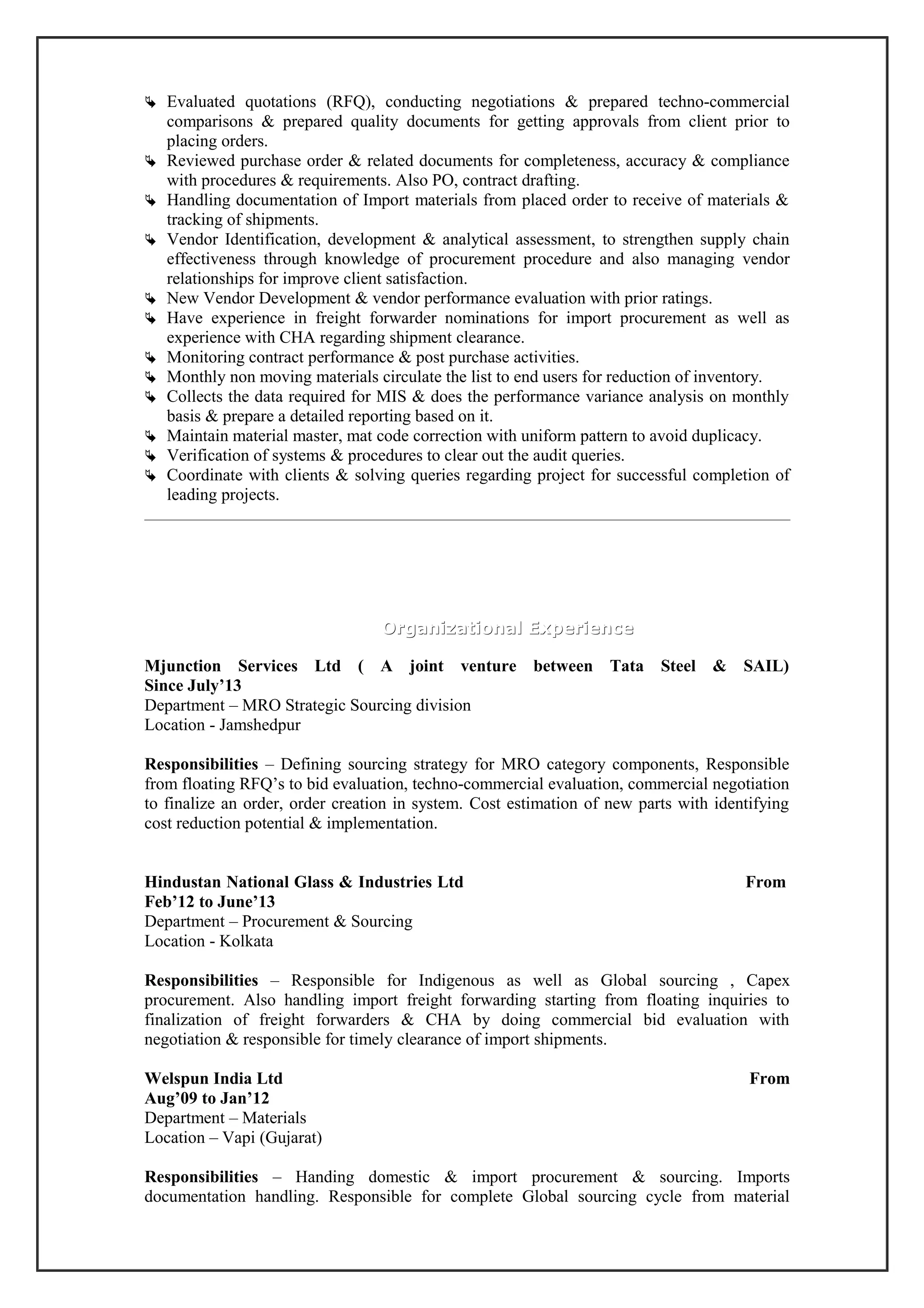 Arijit_Sarkar( updated Resume) | DOC