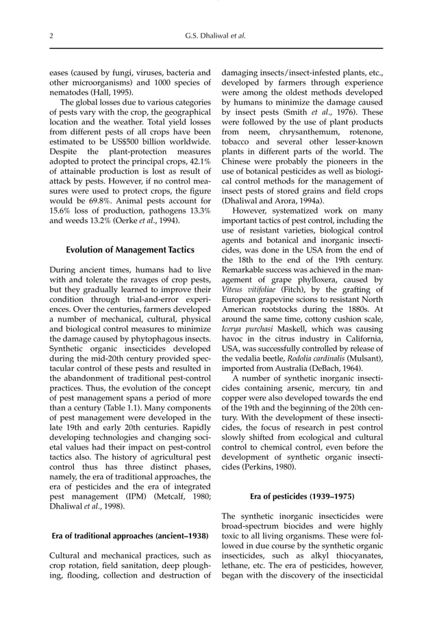 Integrated Pest Management Cabi Publishing First Opender Koul | PDF