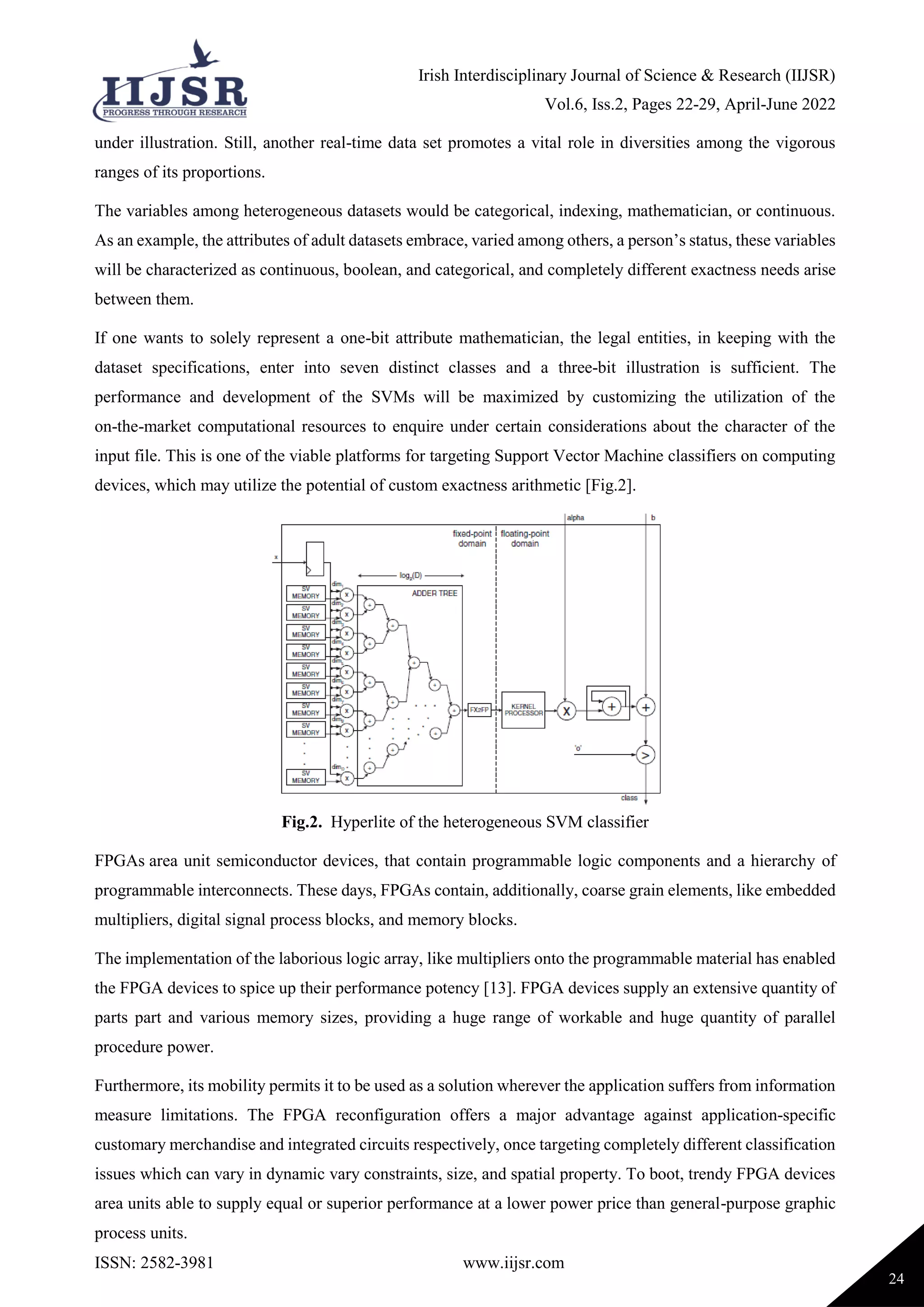 FPGA-based Hardware Acceleration for Fruit Recognition Using SVM | PDF