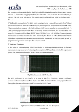 FPGA-based Hardware Acceleration for Fruit Recognition Using SVM | PDF