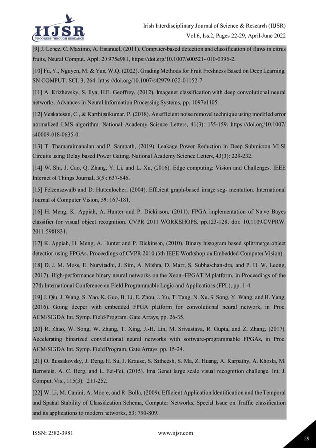 Fpga Based Hardware Acceleration For Fruit Recognition Using Svm Pdf 