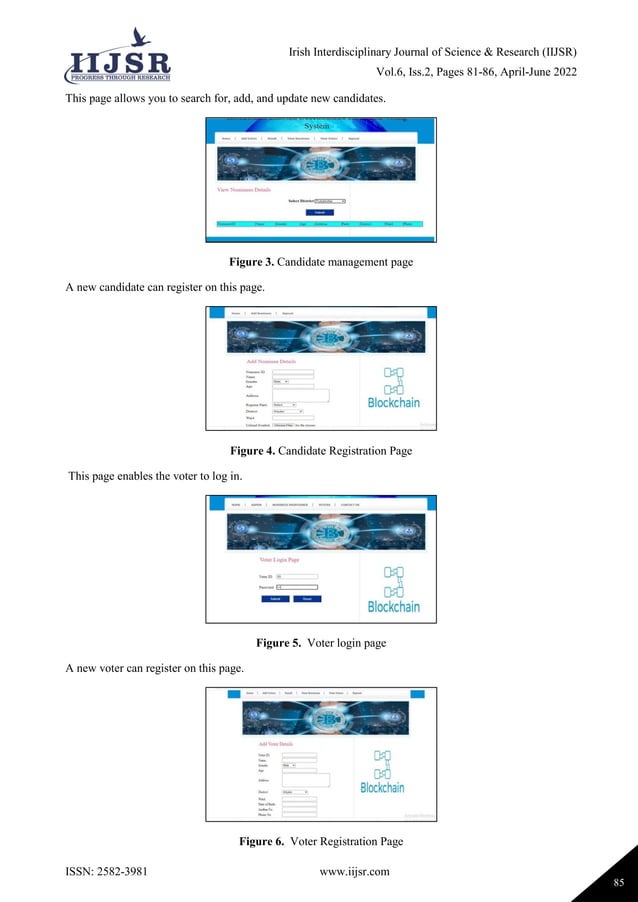 E Voting Using Blockchain Technology 