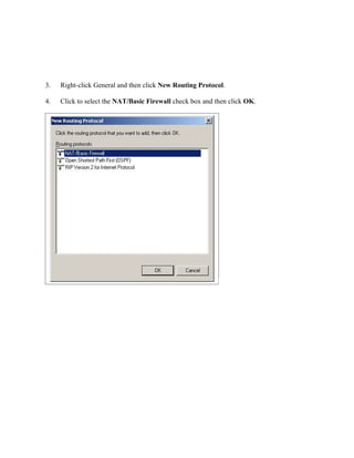 Nat Server Configuration Steps | DOC