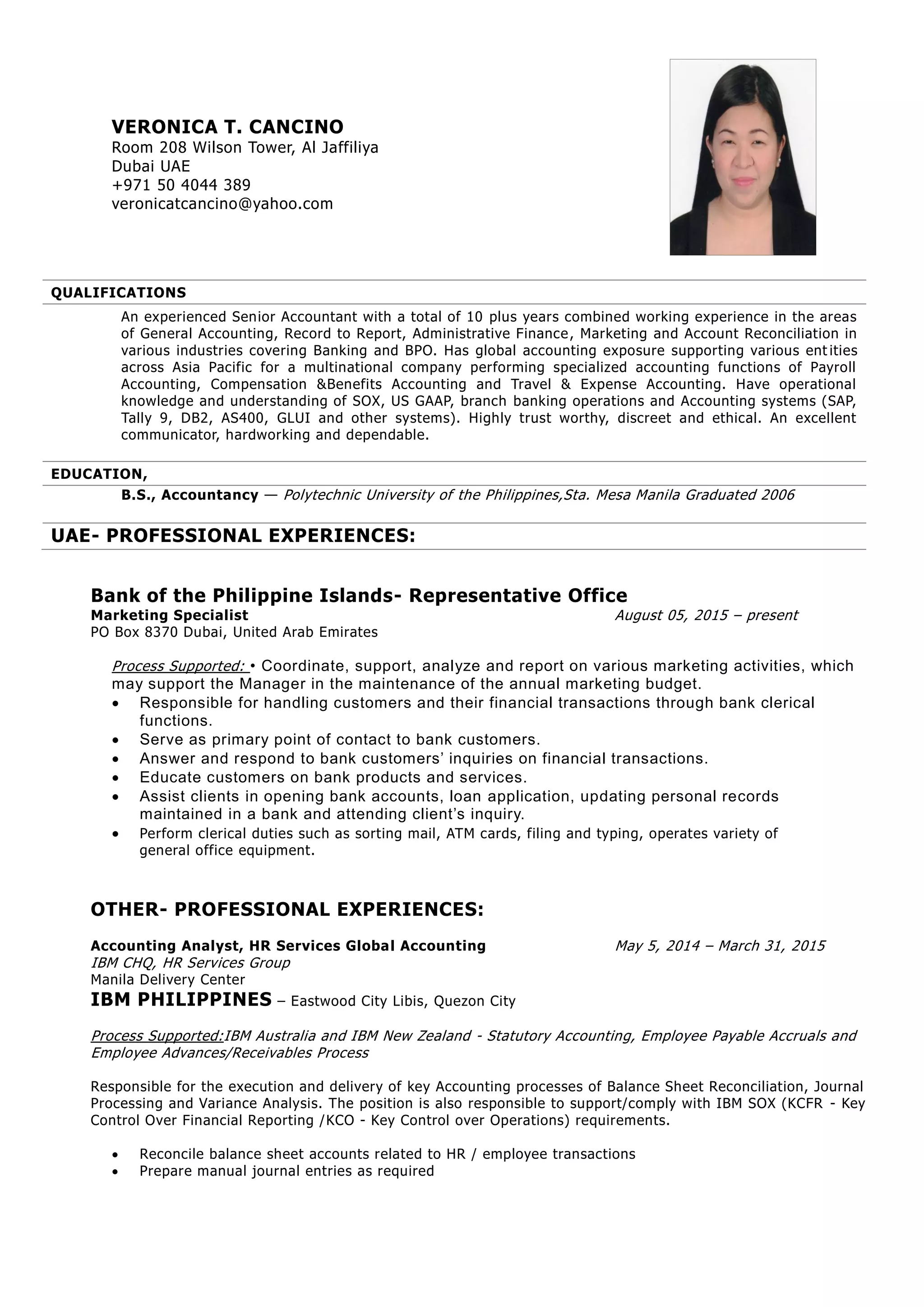 Veronica Cancino_CV 2017 | PDF