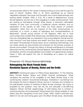 CESA Panel Abstracts | DOC