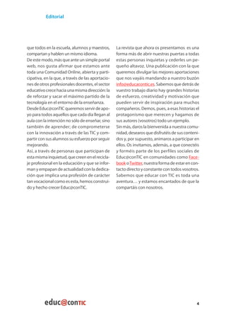 Revista - Educación con TIC. | PDF