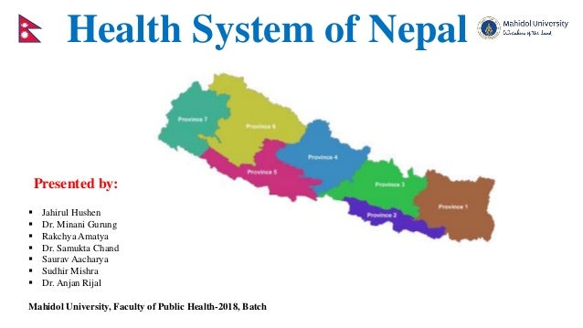 Current Health System Nepal After health reform 2018