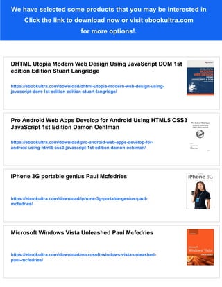 Special Edition Using Javascript Mcfedries | PDF