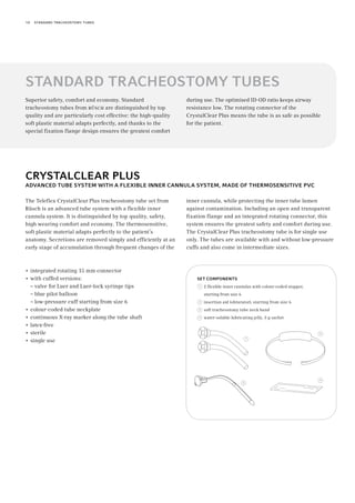 Catálogo Canulas de traqueotomia RUSCH | PDF
