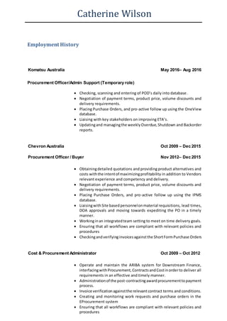Wilson, Catherine - Resume | DOCX