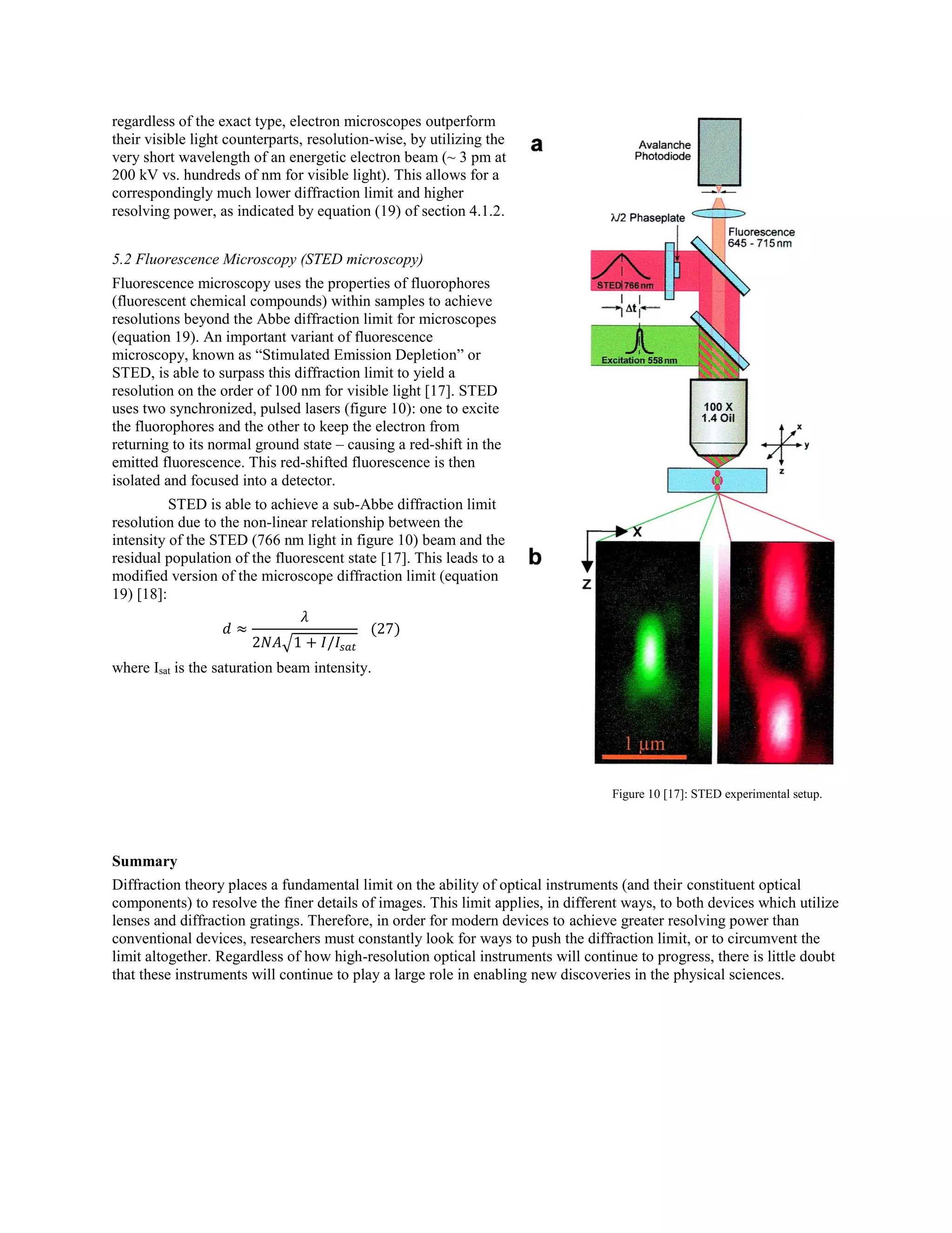 Review of the Resolving Power of Optical Instruments | PDF