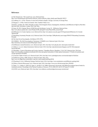 Review of the Resolving Power of Optical Instruments | PDF