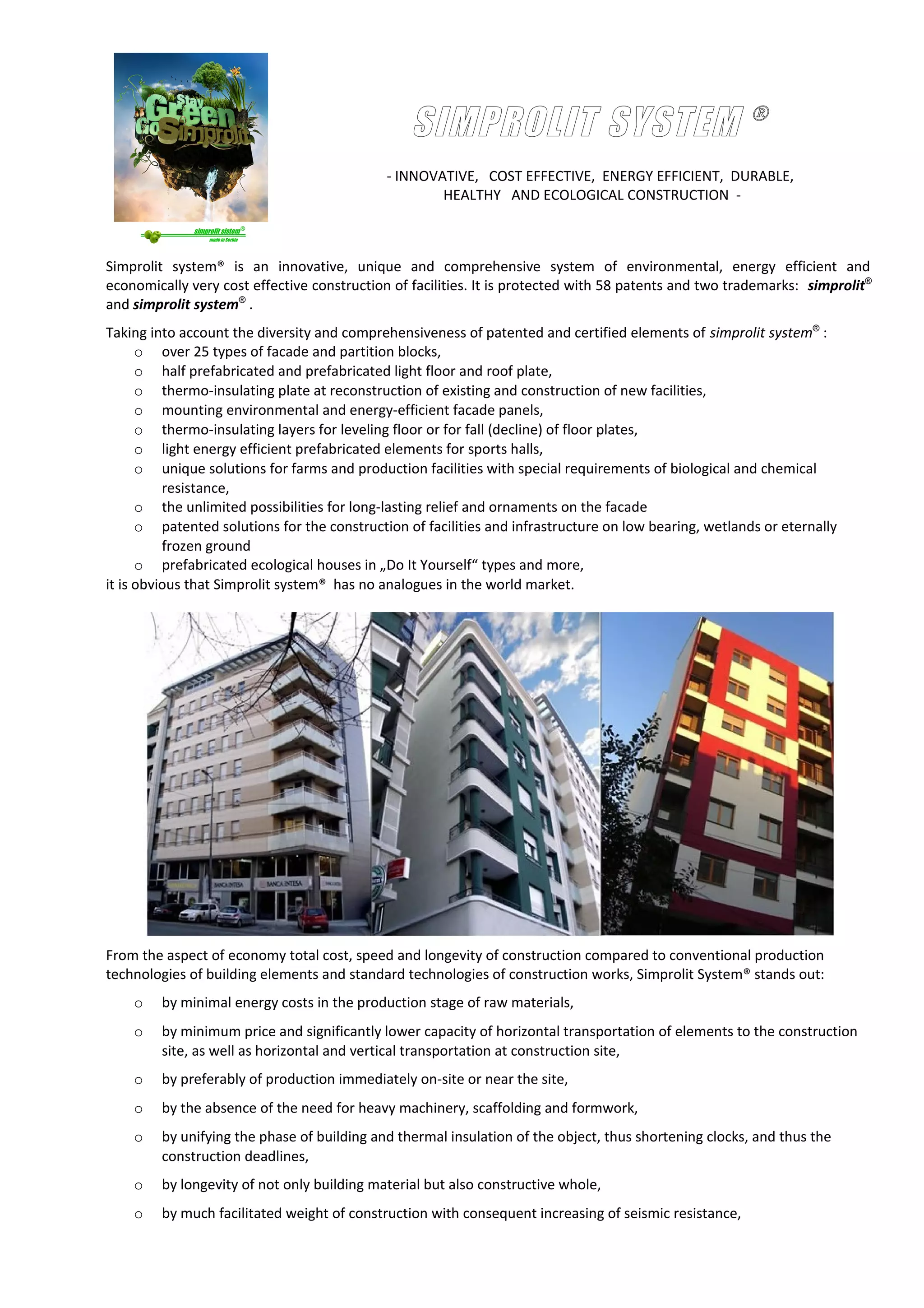 Simprolit system - min eng | DOC