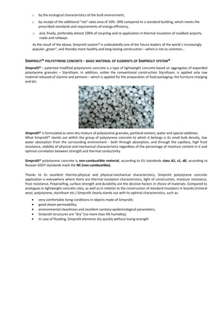 Simprolit system - min eng | DOC