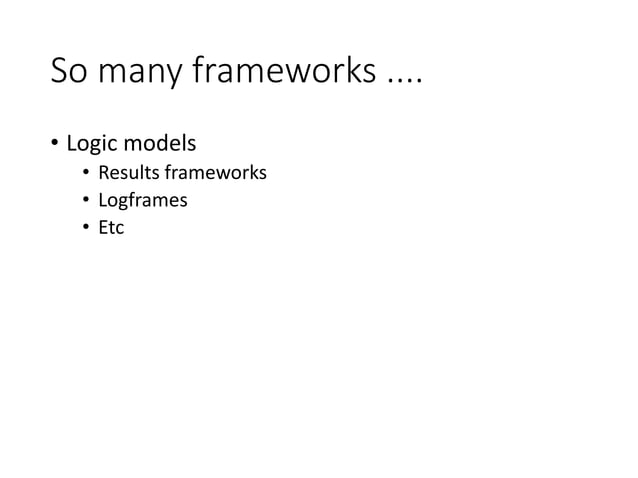 Illogical frameworks | PPT