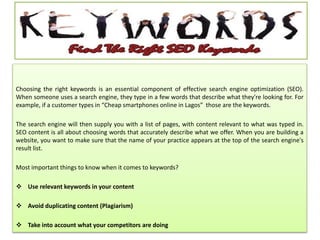 General Presentation Content Department | PPT