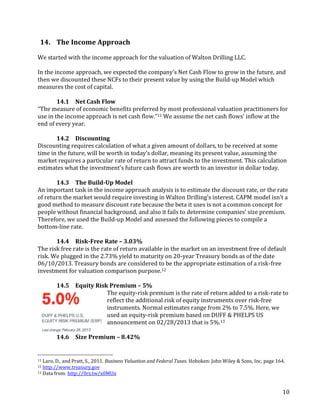 Writing Sample - Valuation Report | PDF