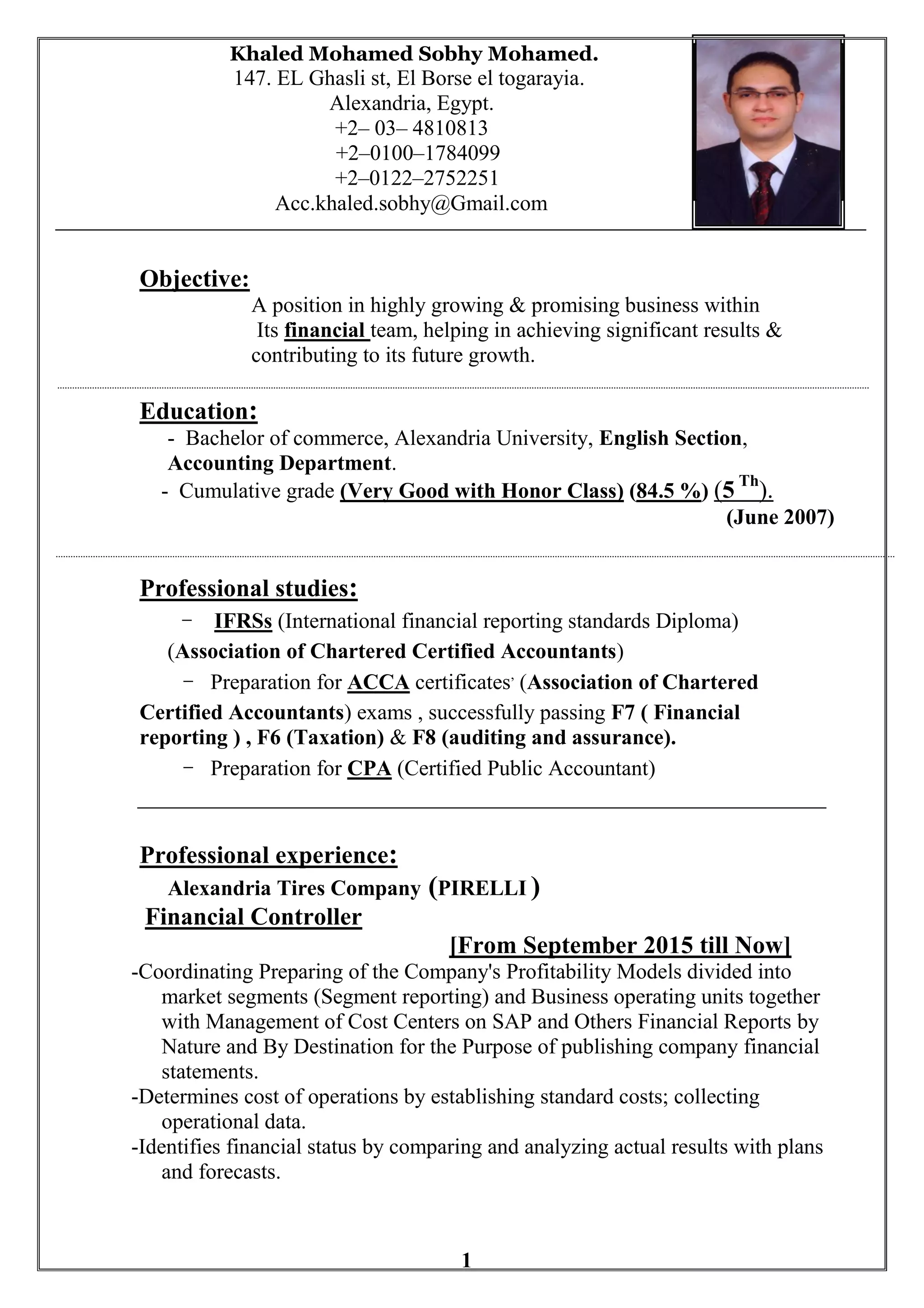 khaled sobhy CV_Final | PDF