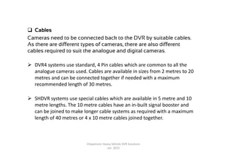 Heavy Vehicle DVR Solutions | PPT