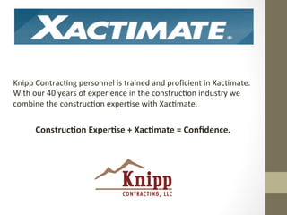 Knipp Contracting overview 2015 | PDF