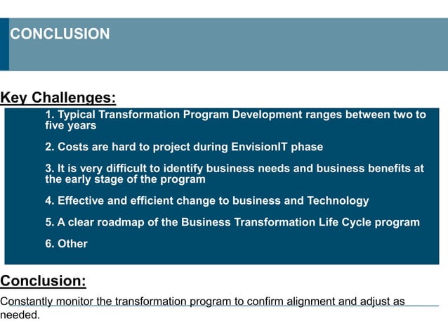 Business Transformation Life Cycle | PDF