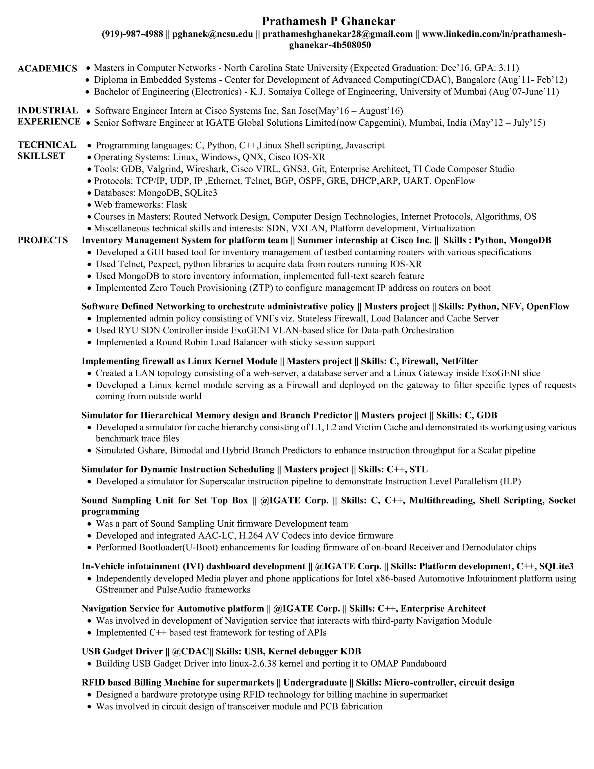 Resume_Prathamesh_Ghanekar | PDF