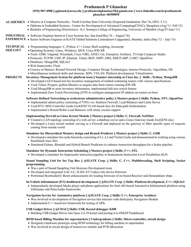 Resume_Prathamesh_Ghanekar | PDF
