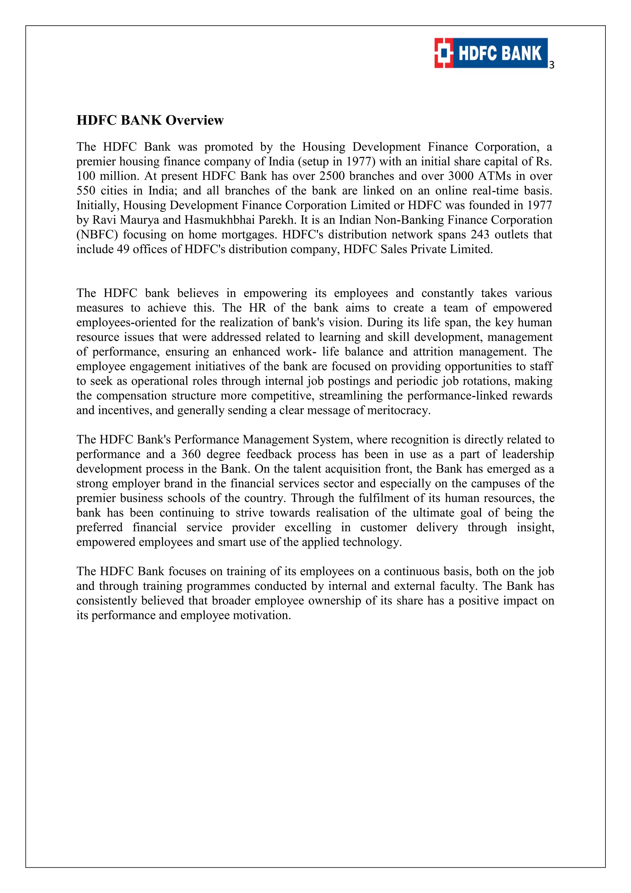 PMS IN HDFC BANK | PDF