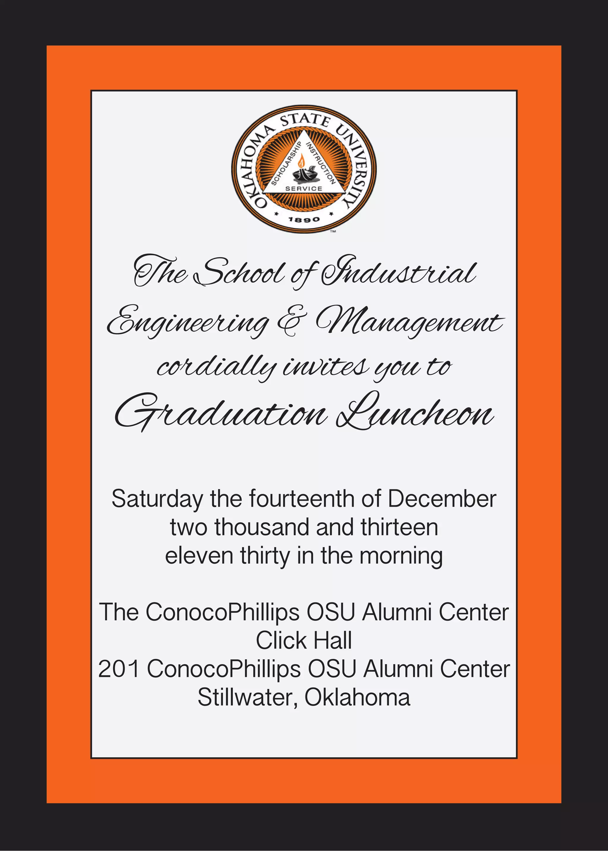 Graduation Luncheon | PDF