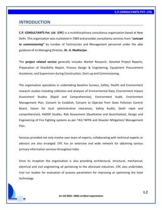 CPC_PROFILE_COMPLETE | PDF | Civil Engineering Industry | Industries