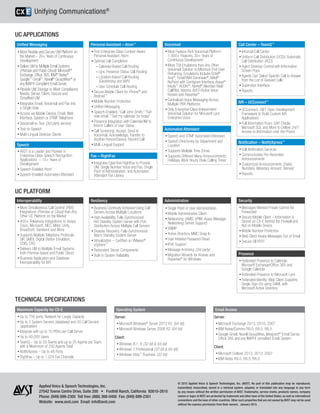 cx-e interoperable uc platform | PDF