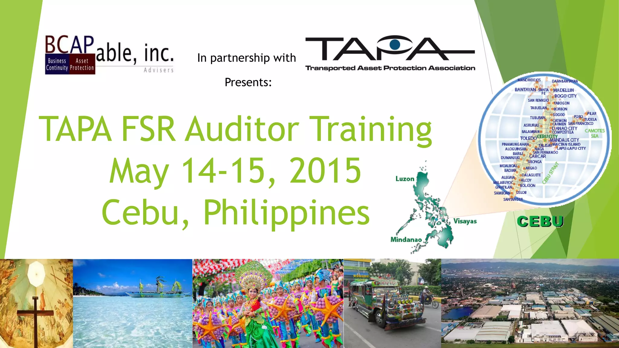 TAPA FSR Training Cebu May 2015 V2 | PDF