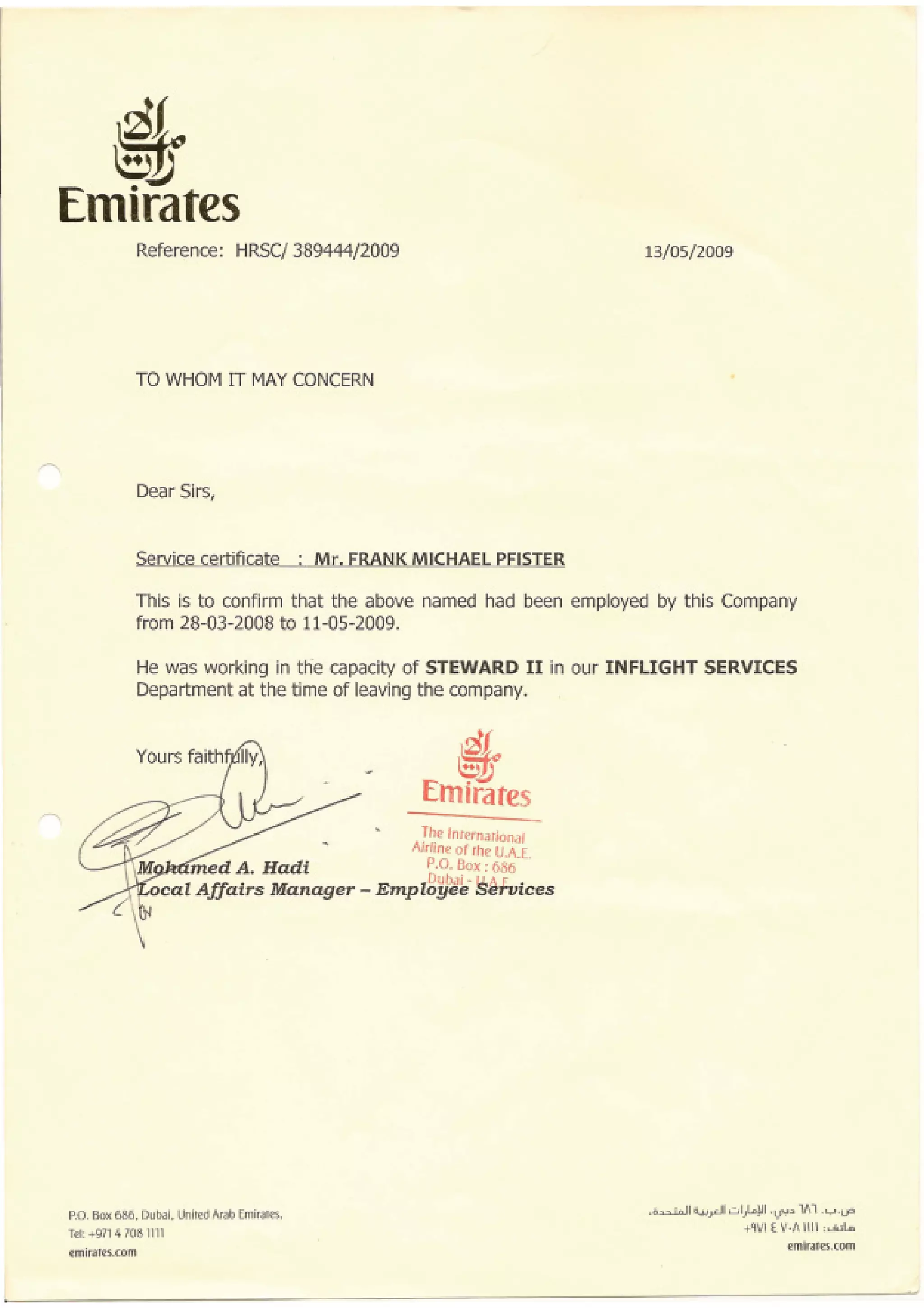 Reference Emirates small | PDF