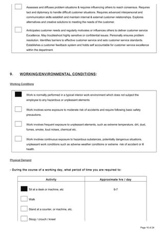 Job Analysis Questionnaire | DOC