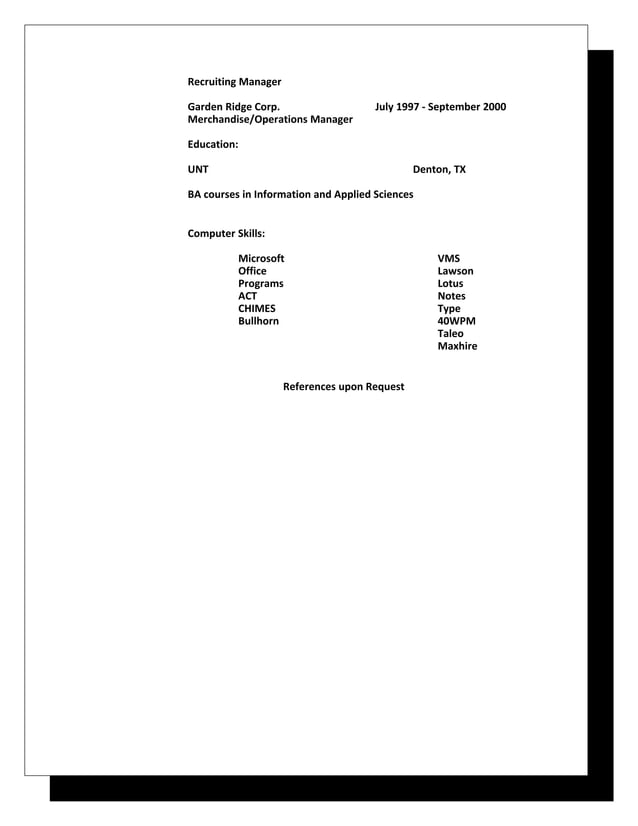 JCG Resume 2016 | PDF