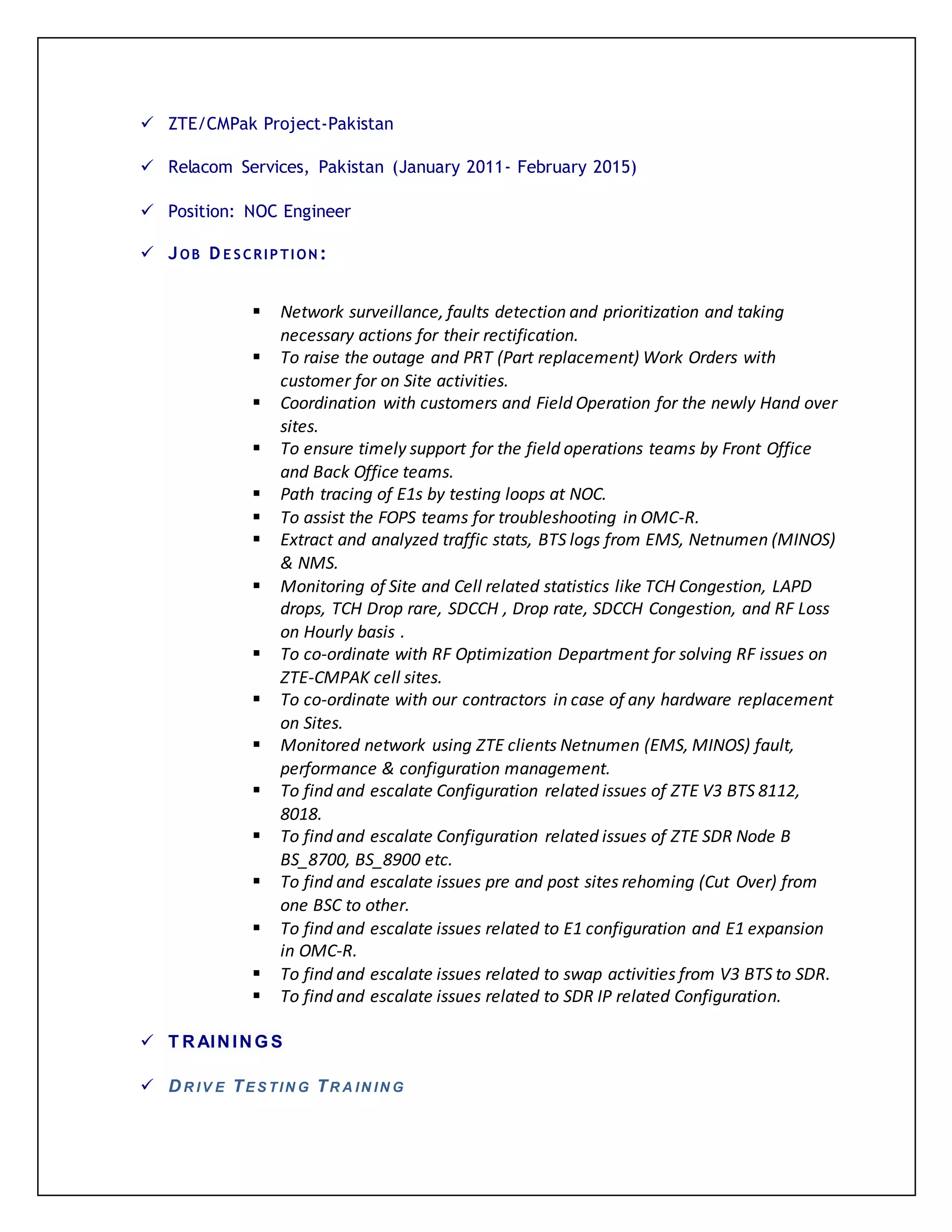 Engr Abdul Samad CV | PDF