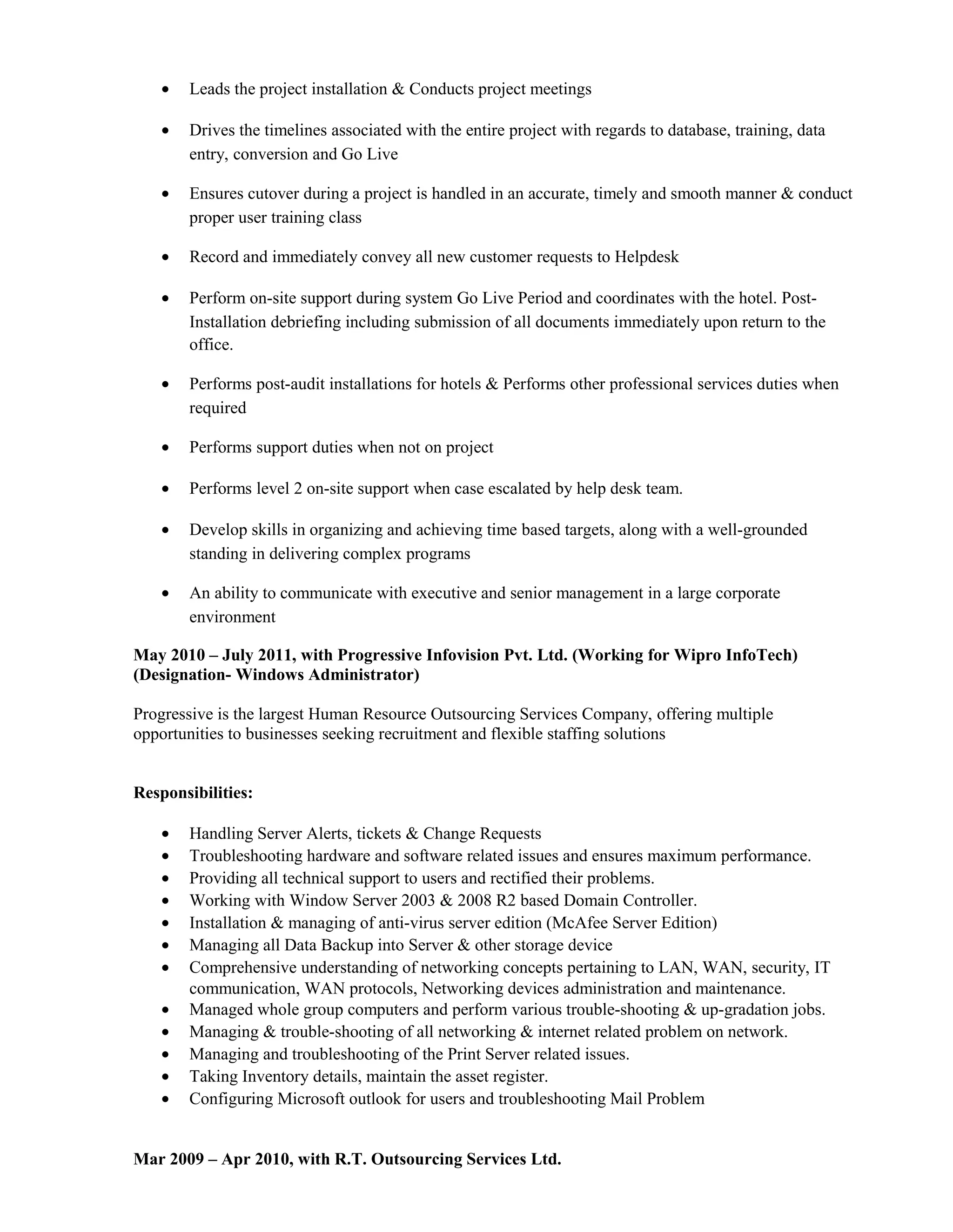 Resume (Sandeep Kumar) | DOC