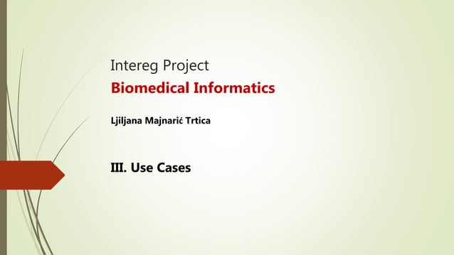 Application of Biomedical Informatics in Clinical Problem Solving | PPT