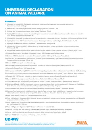 The Universal Declaration on Animal Welfare | PDF