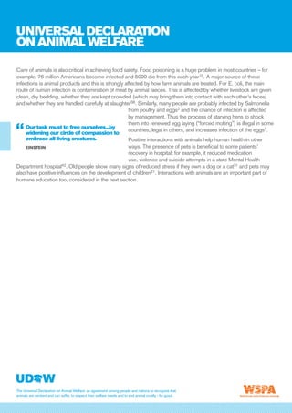 The Universal Declaration on Animal Welfare | PDF
