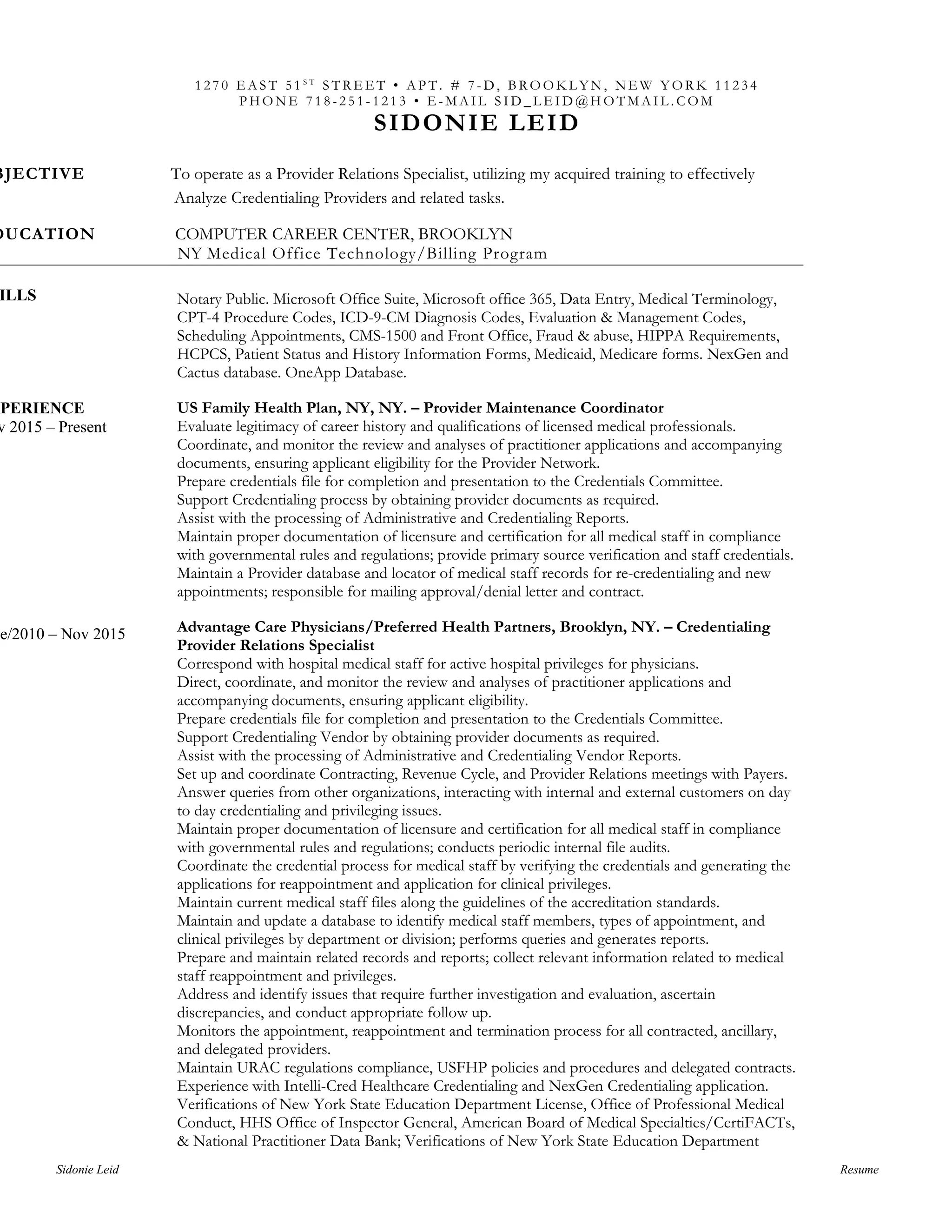 Sidupdatedres2016 | DOC