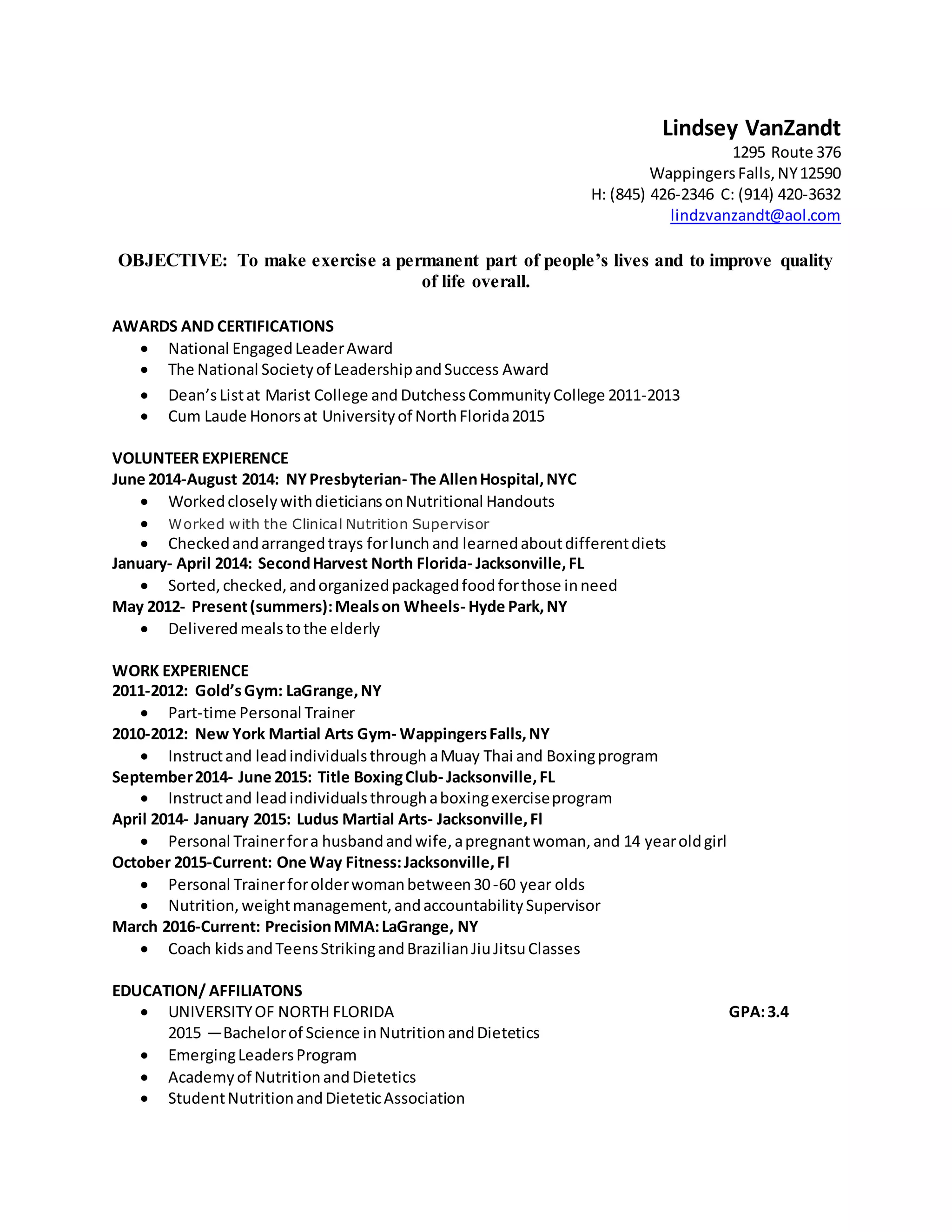 Lindsey Resume | PDF