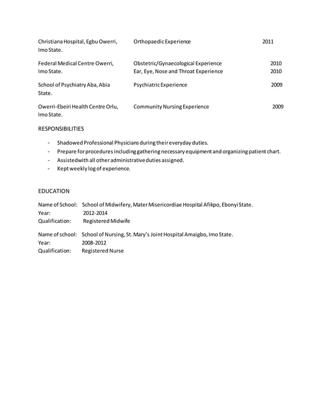 RESUME LETTER for SOA | PDF