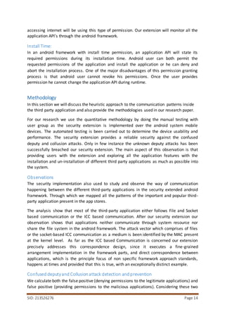 Mitigating Privilege-Escalation Attacks on Android Report | PDF