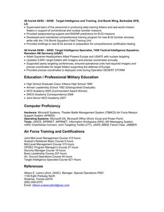 John P. Willis Resume 27 Apr 2015 | DOC
