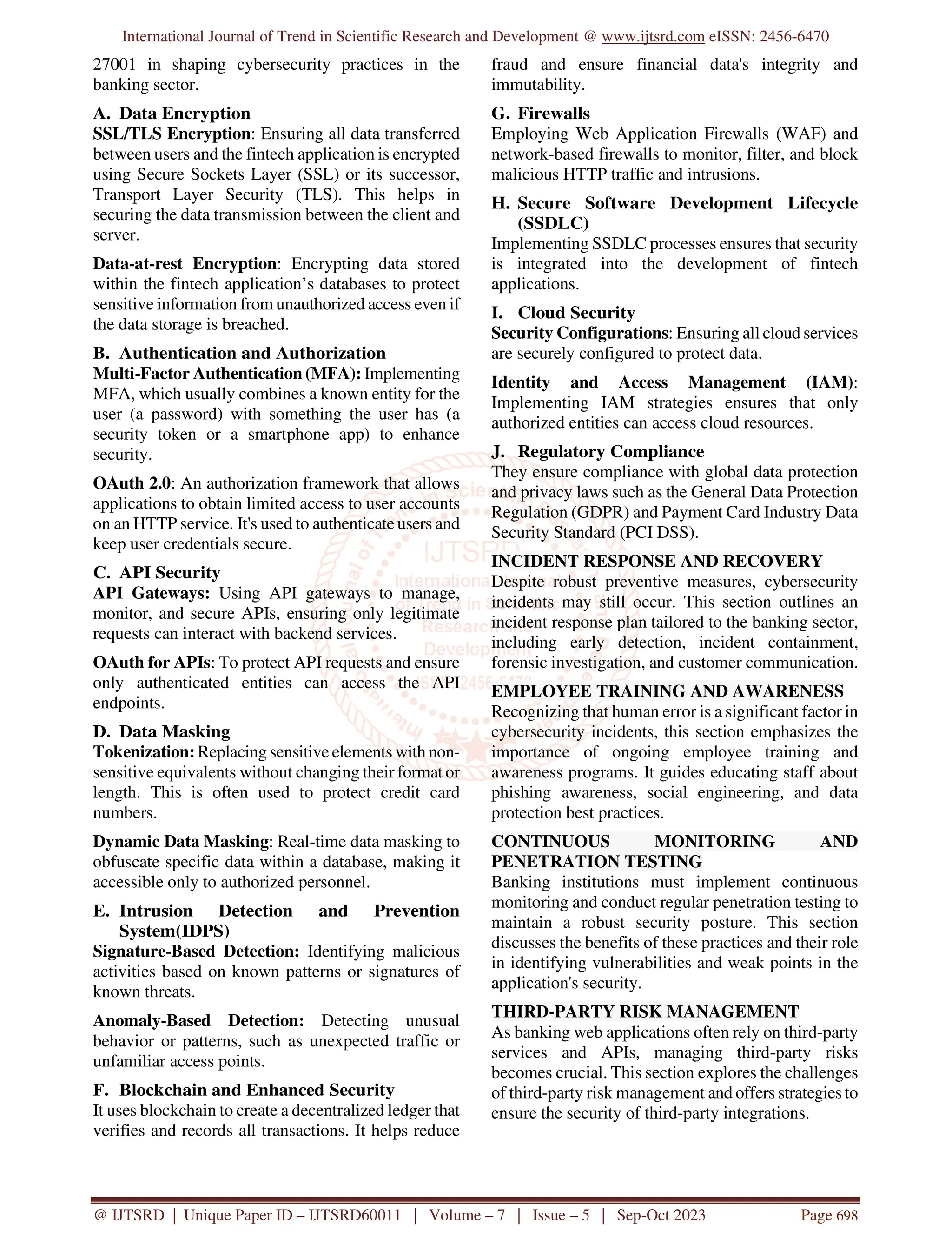 Fintech Cybersecurity Measures | PDF