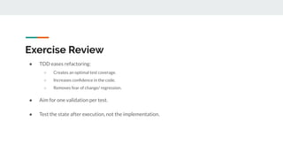 Test Driven Development Powered by LEGO | PPT