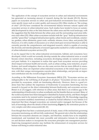 Urban and Industrial Habitats: How Important They Are for Ecosystem ...