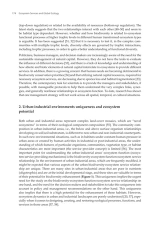 Urban and Industrial Habitats: How Important They Are for Ecosystem Services | PDF