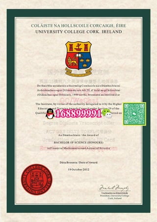 University College Cork Diploma Degree Transcript | PDF